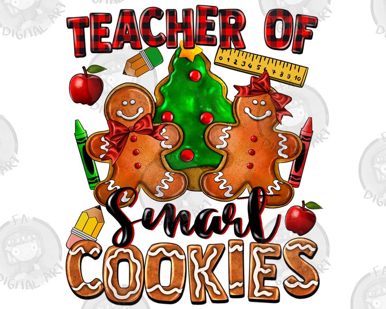 Teacher of Smart Cookies Png Sublimation Design Download - Etsy