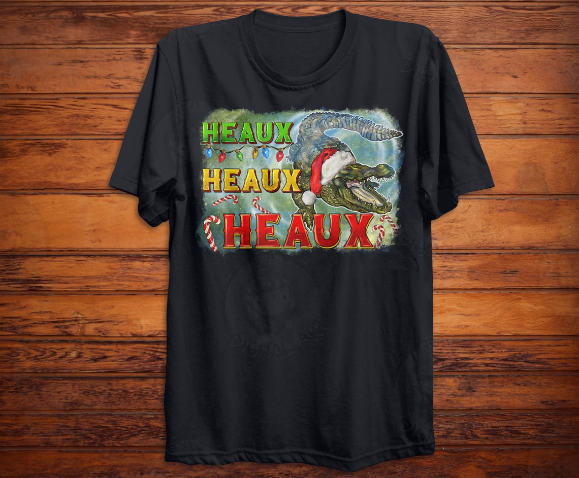 Cajun Christmas Heaux Heaux Heaux Png Sublimation Design - Etsy