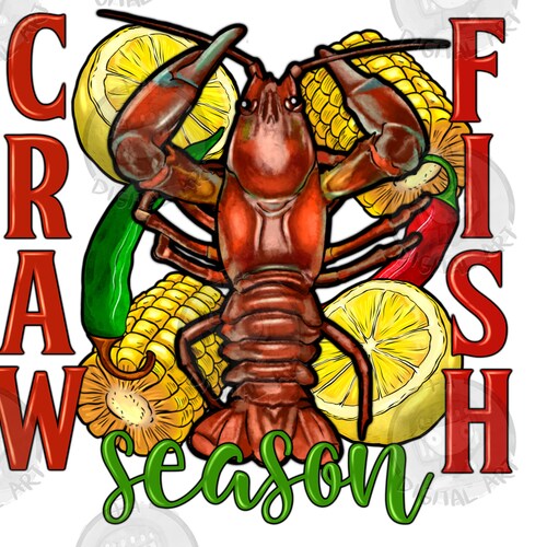 Crawfish Tis the Season Sublimation Design Mardi Gras Party - Etsy