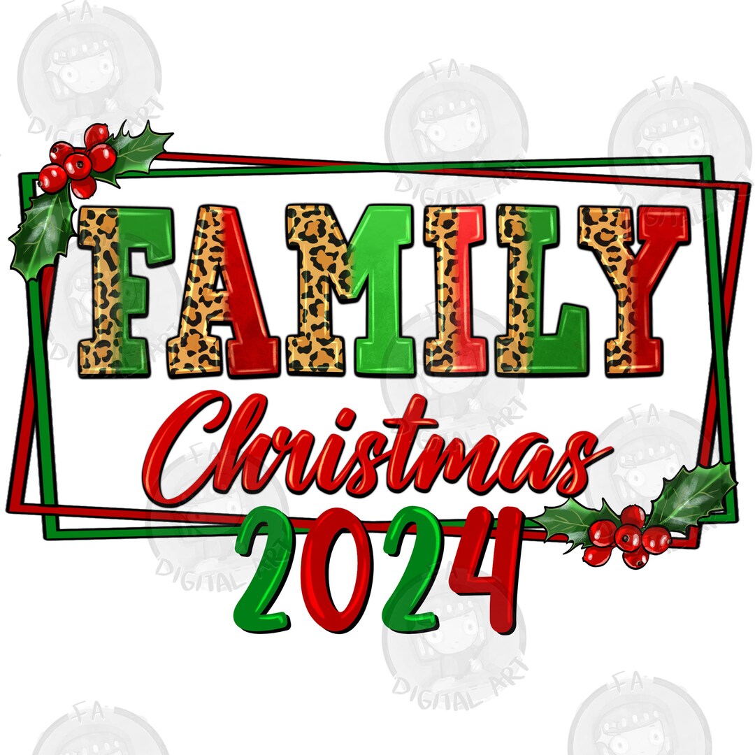 Family Christmas 2024 Png Sublimation Design Download, Merry Christmas ...