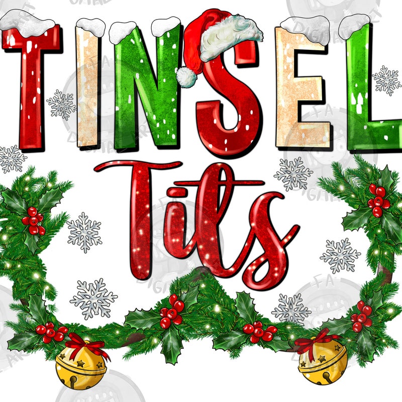 Christmas Tinsel - Etsy