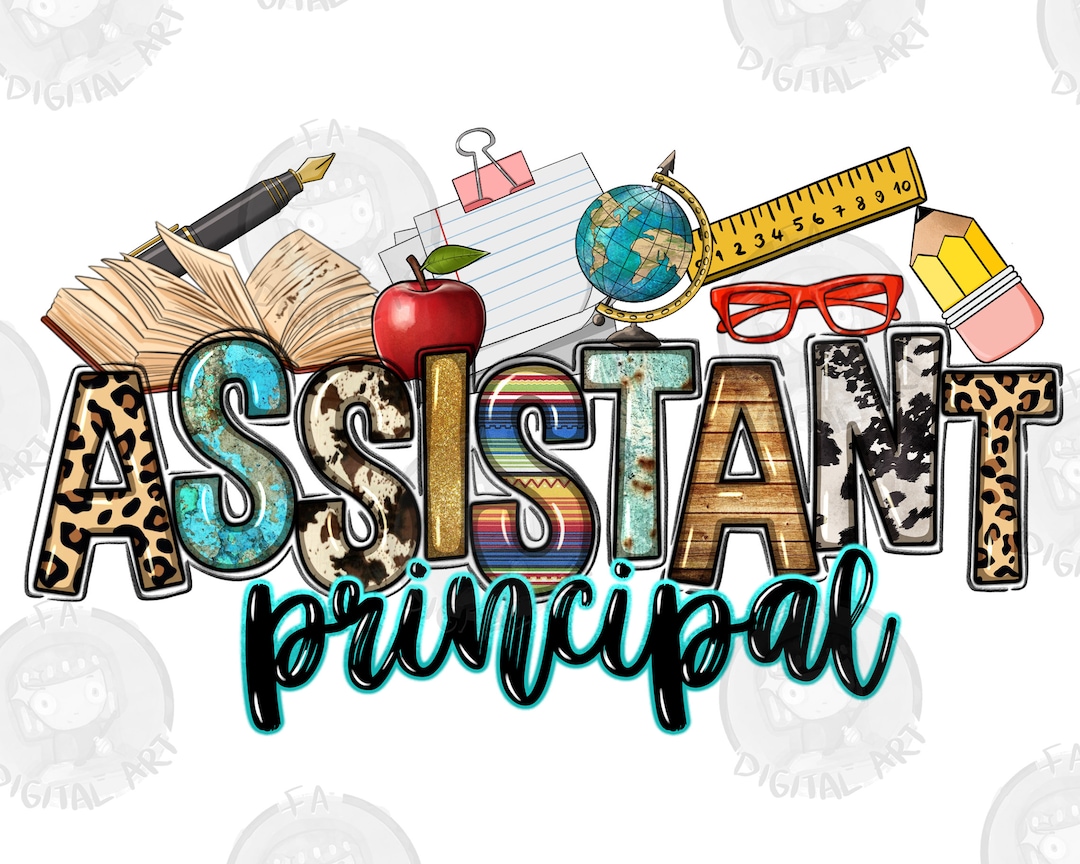 Assistant Principal Png Sublimation Design Download, Western Principal ...