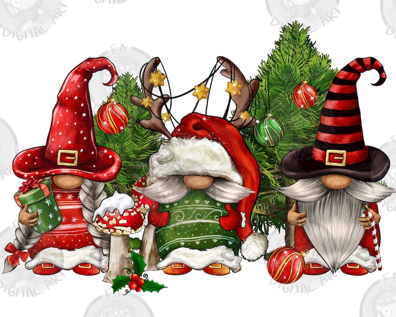 Christmas Gnomes Png Sublimation Design Christmas Png Gnomes - Etsy