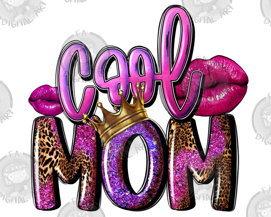 Cool Mom Png Sublimation Design Download, Mother's Day Png, Western Mom ...