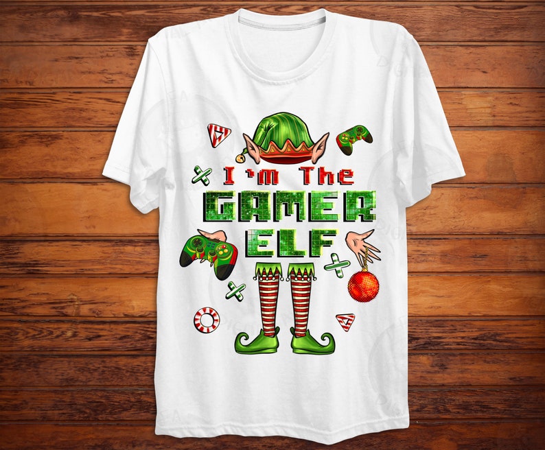 I'm the Gamer Elf Png Sublimation Design Download - Etsy