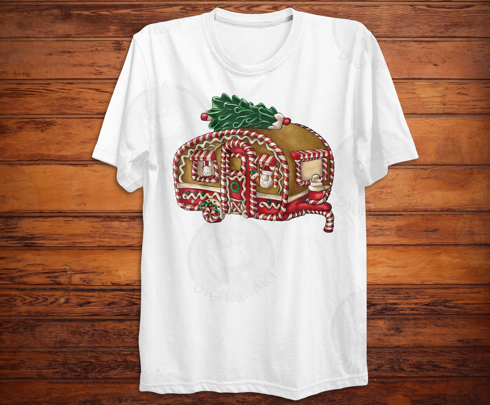 Caravan Gingerbread Png Sublimation Design Merry Christmas - Etsy