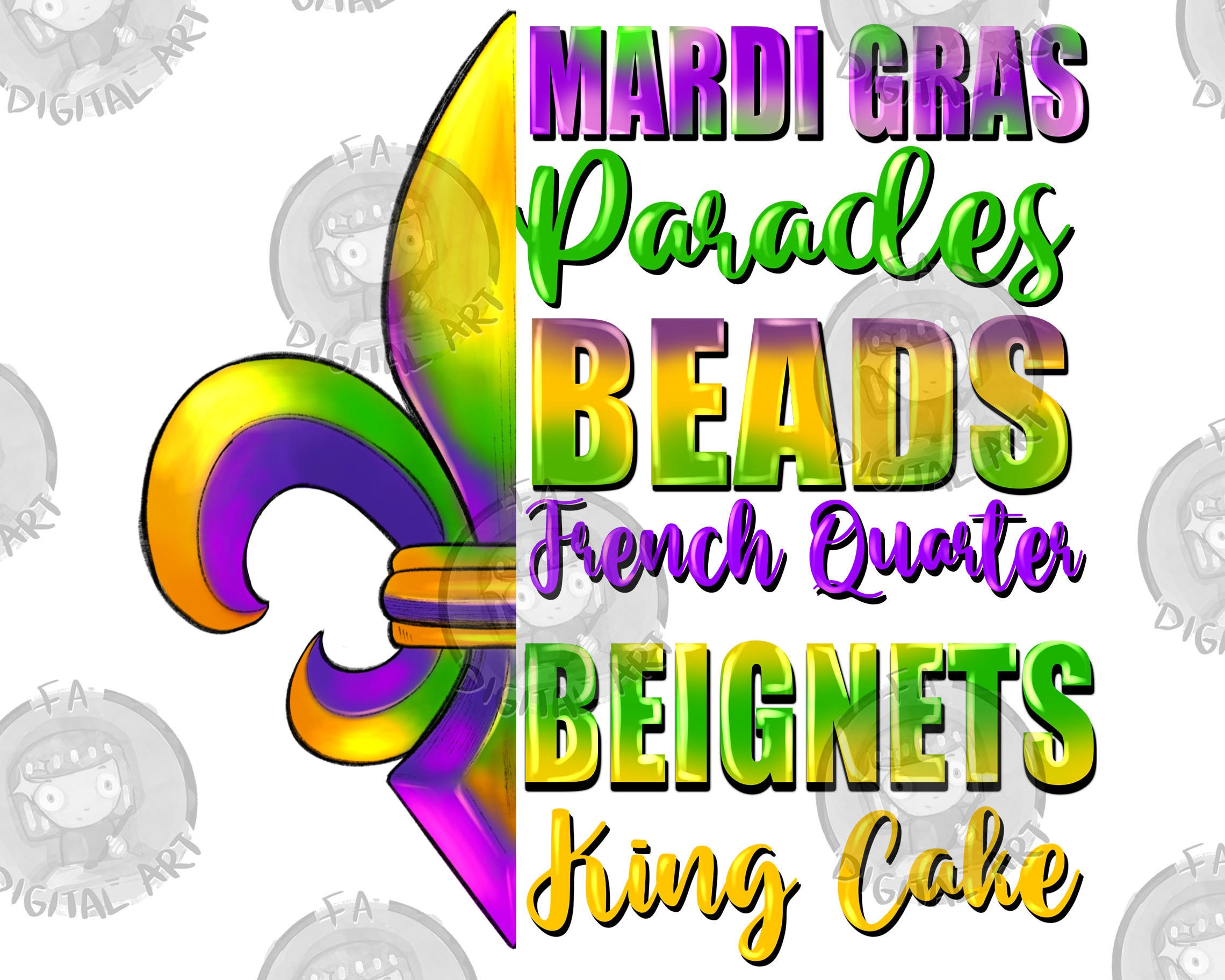 Happy Mardi Gras In French