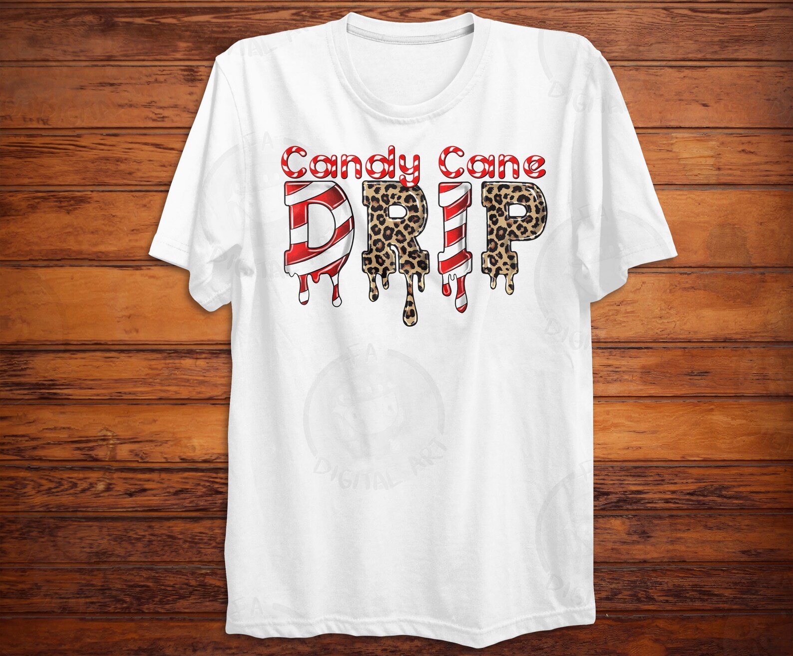 Western Candy Cane Drip Png Sublimation Design Happy New Year - Etsy