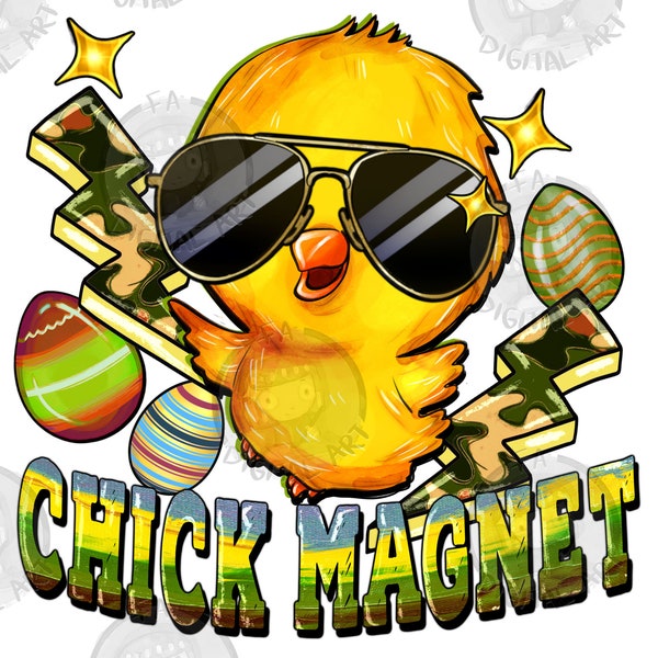 Chick Magnet - Etsy