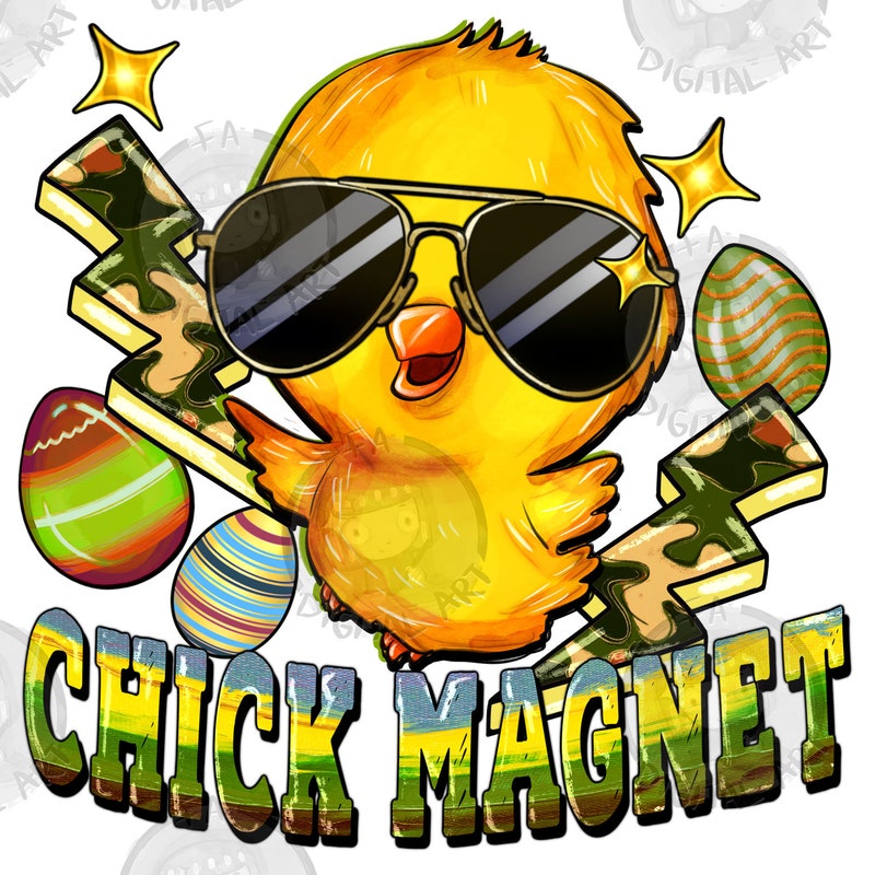 Chick Magnet - Etsy
