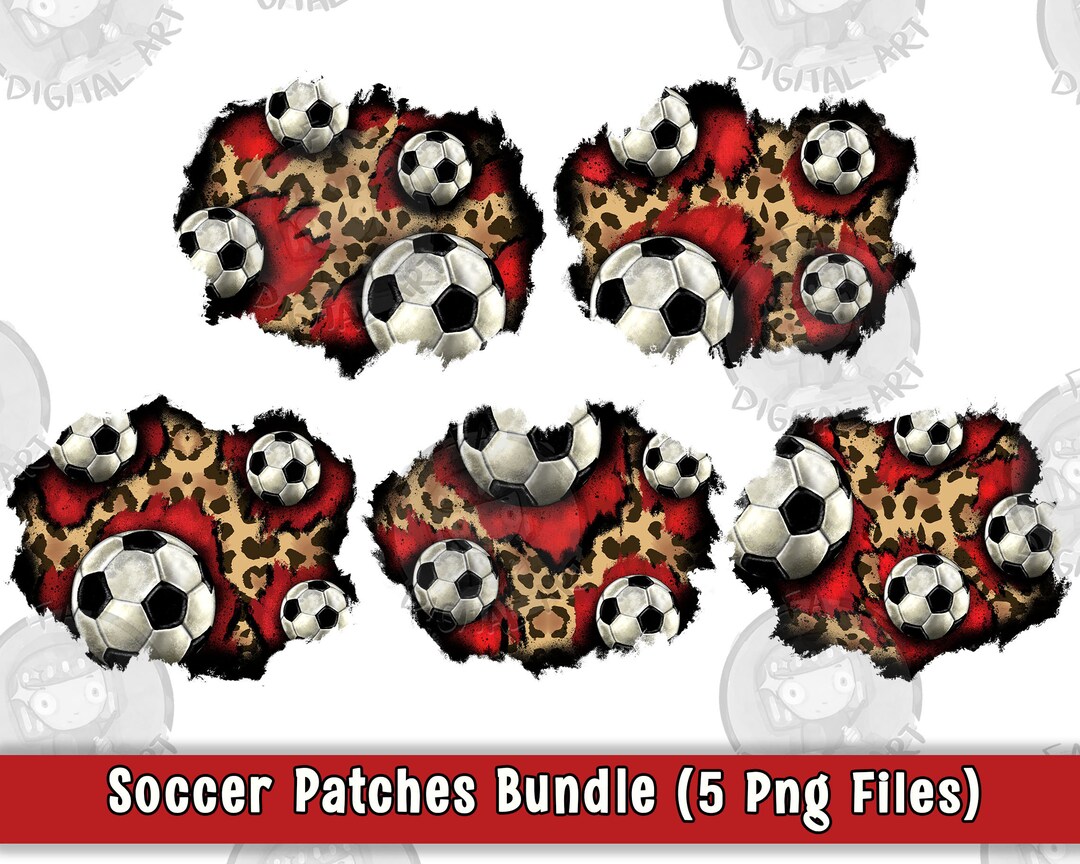 Soccer Png Sublimation Design Patches Bundle, Sport Patches Bundle Png ...