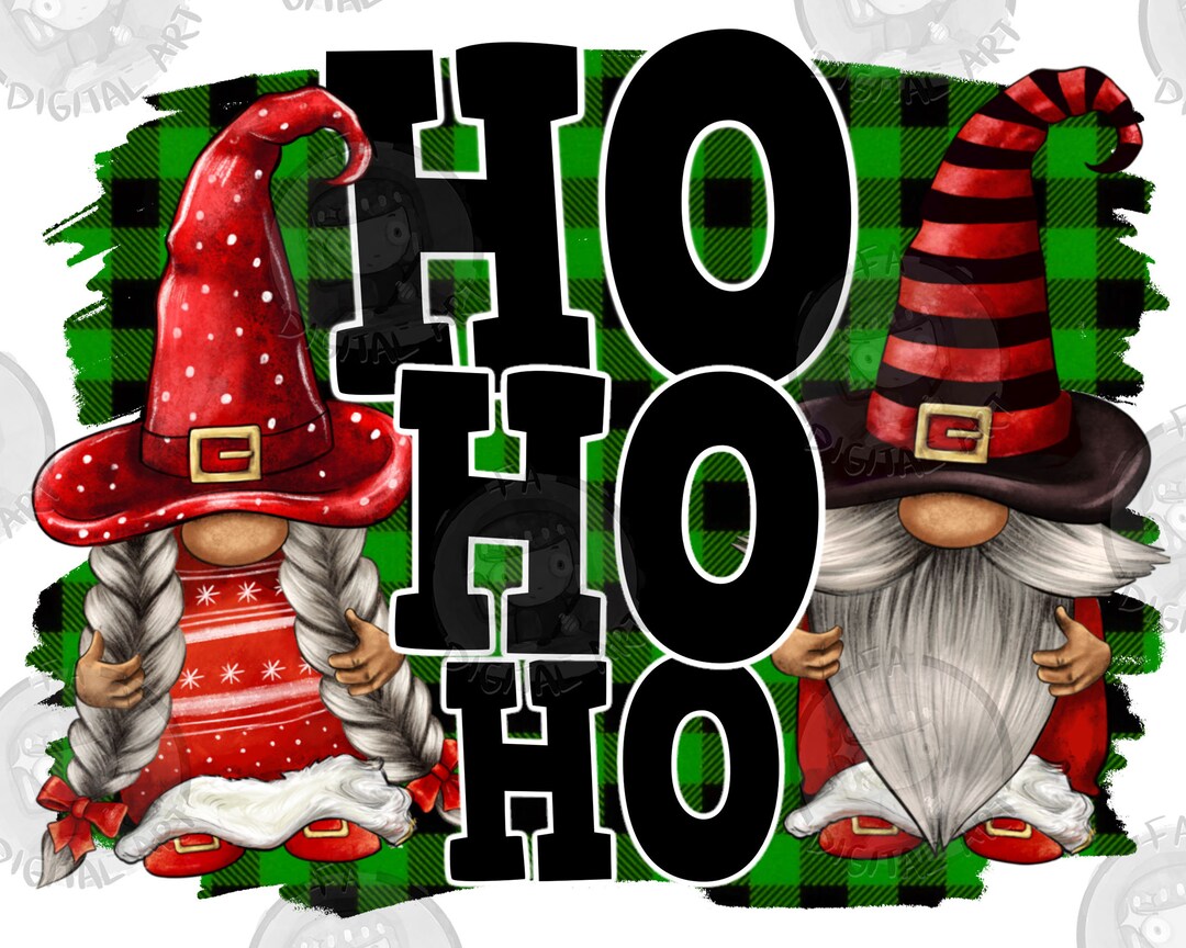Ho Ho Ho Christmas Gnomes Png Sublimation Design, Merry Christmas ...