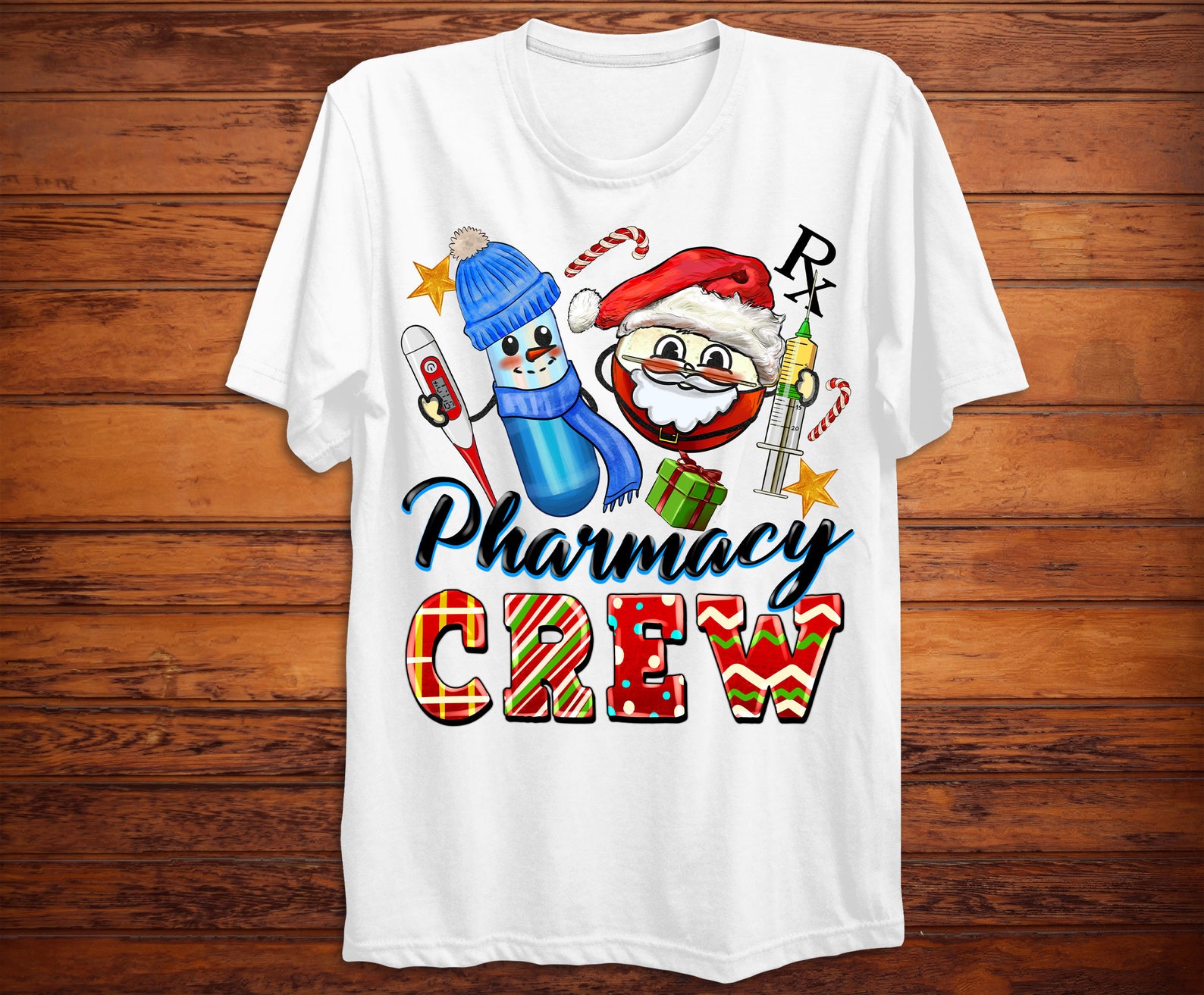 Pharmacy Crew Png Sublimation Design Download Christmas Png - Etsy