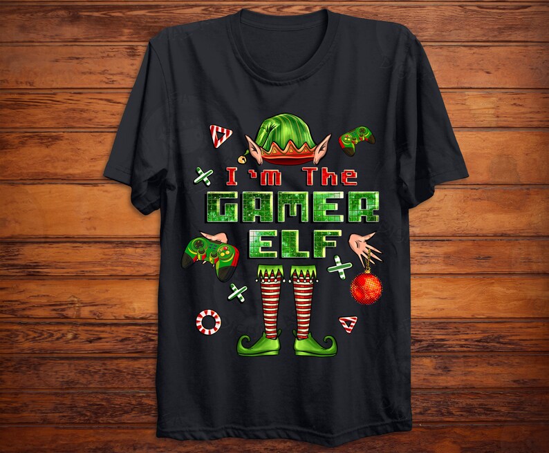 I'm the Gamer Elf Png Sublimation Design Download - Etsy