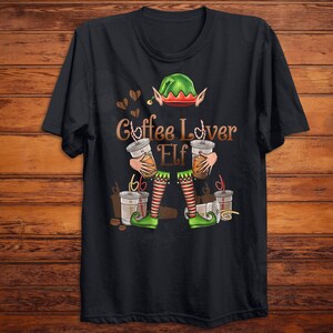I'm the Coffee Lover Elf Png Sublimation Design Download, Christmas Png ...