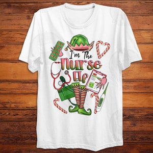 I'm the Nurse Elf Png Sublimation Design Download, Nurse Life Png ...