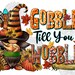 Gobble Till You Wobble Gnome Png Sublimation Design Download - Etsy