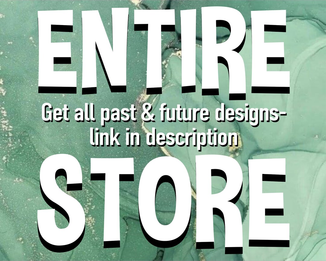 Entire Store Bundle, All Past and Future Designs for 1 Year Access ...
