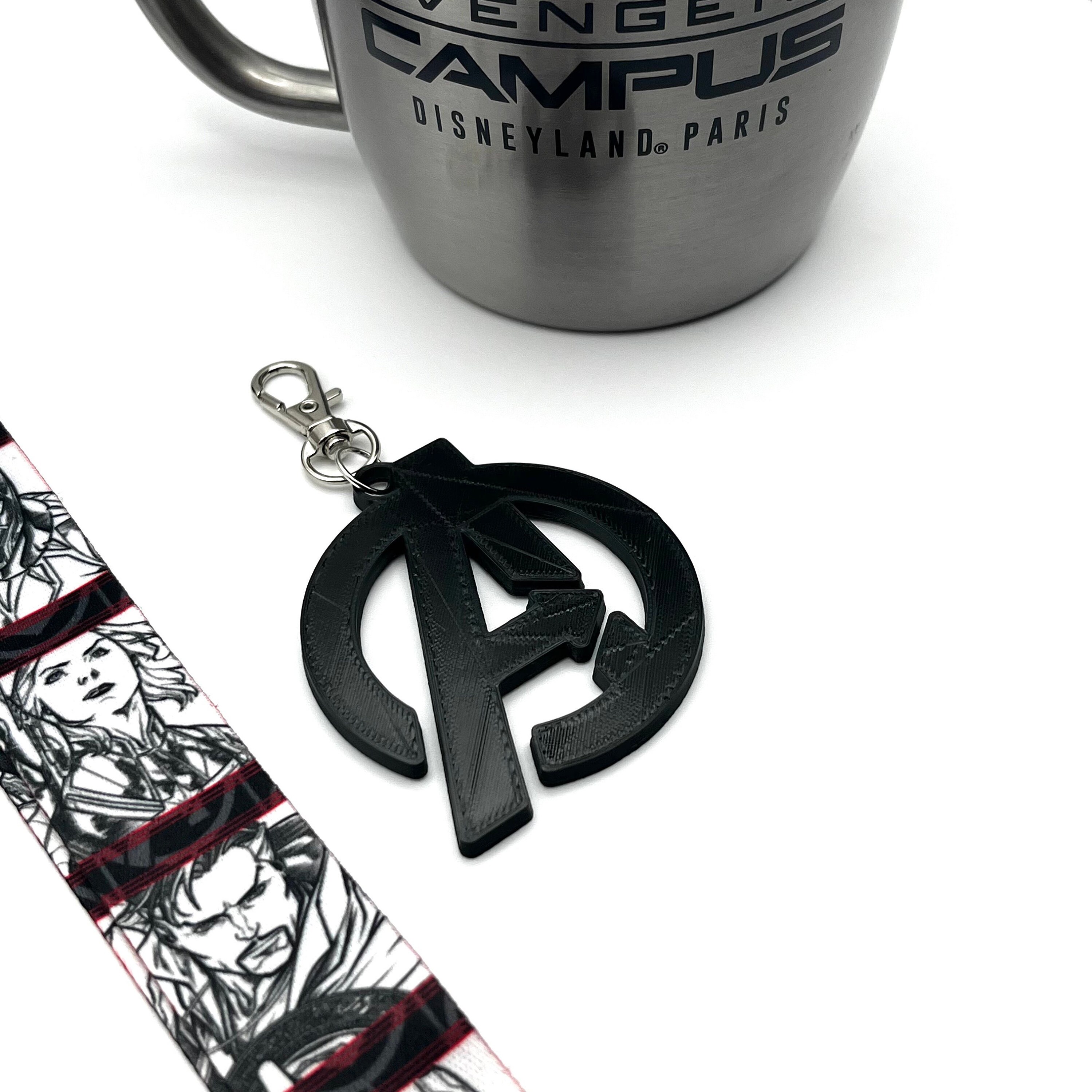 Avengers Inspired Superhero Logo Disney Inspired Keychain - Etsy
