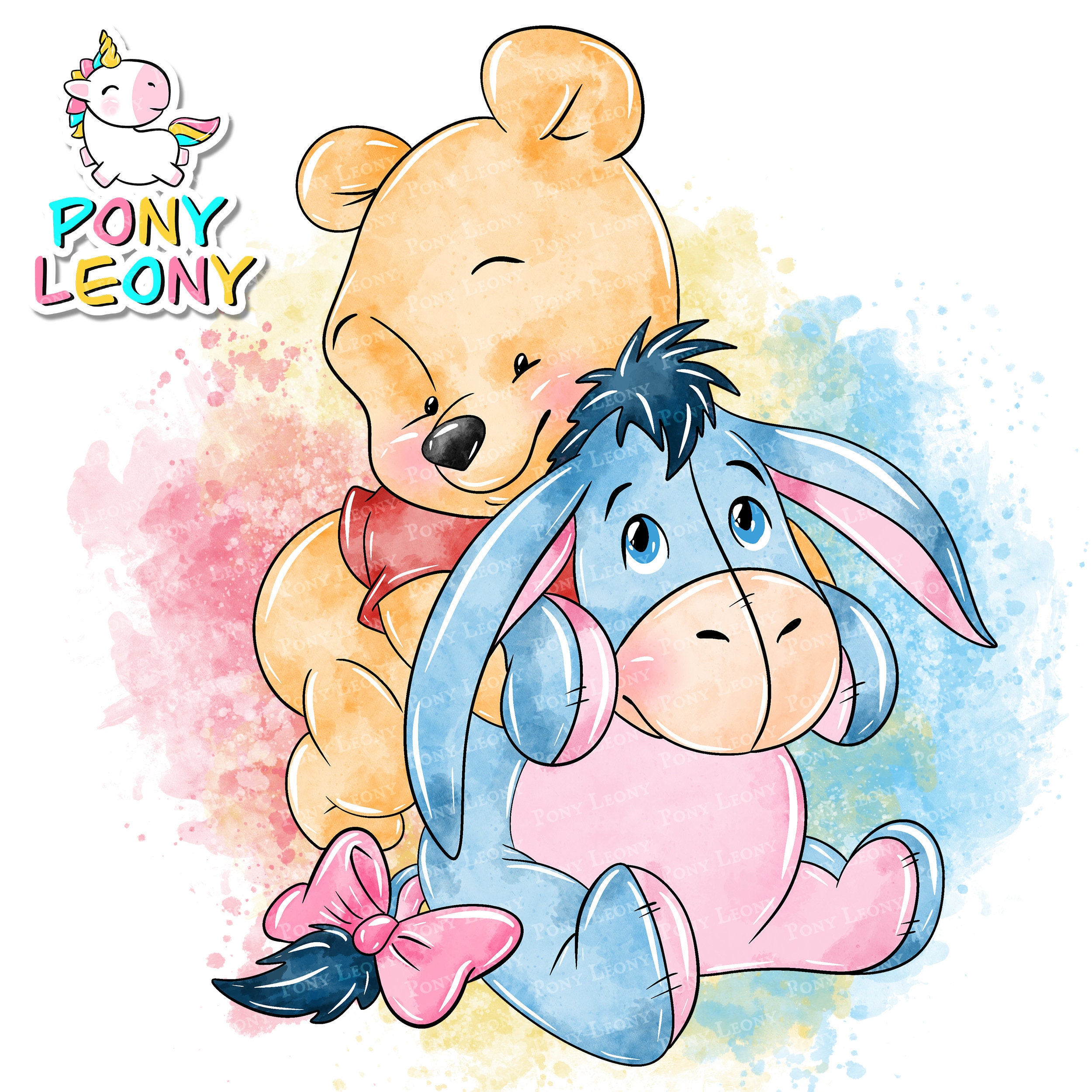 Donkey Winnie the Pooh Clipart Winnie the Pooh Png Baby Pooh - Etsy