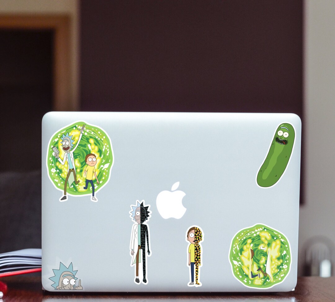Rick and Morty Stickers, Vinyl Stickers, Waterproof Stickers, Character ...