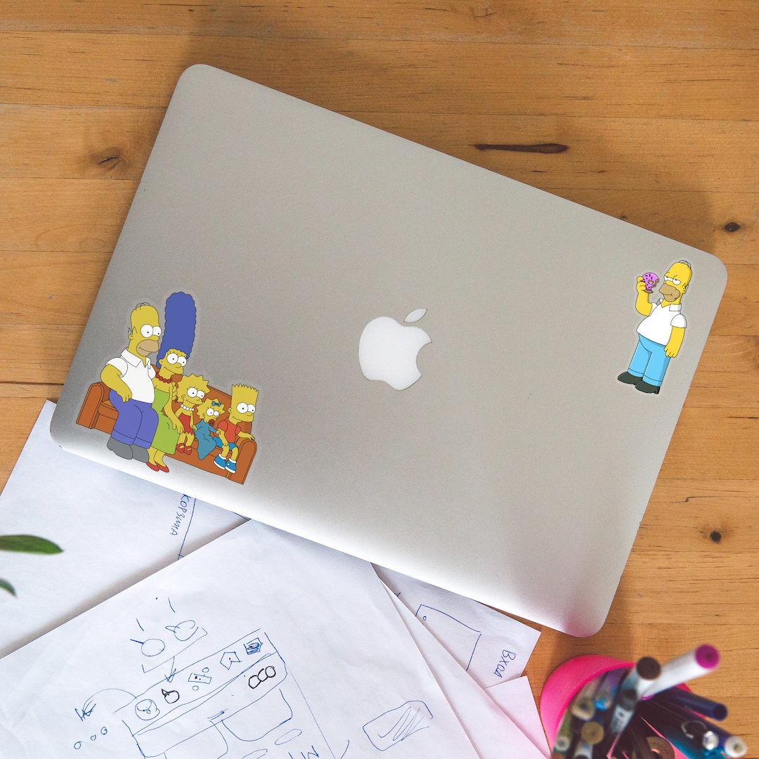 Simpsons Stickers, Vinyl Stickers, Waterproof Stickers, Character ...
