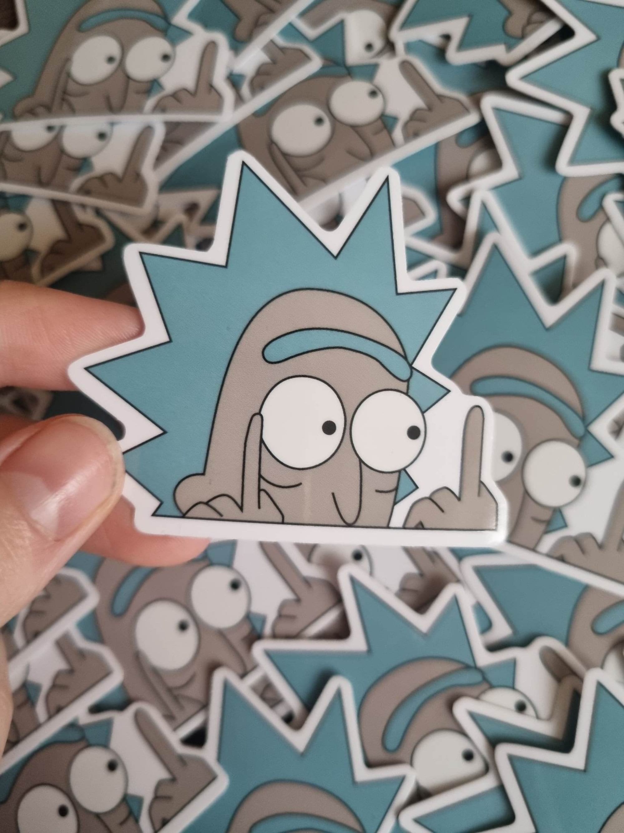Rick and Morty Stickers, Vinyl Stickers, Waterproof Stickers, Character ...
