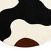 Cow Print Round Rug – Modern Western Aesthetic Rug, Made With 100% New ...
