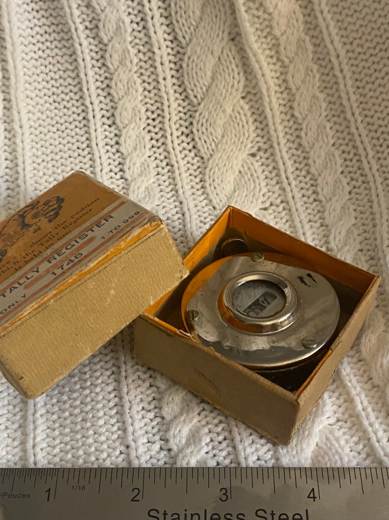 Early 1900s Tally Register W Box - Etsy