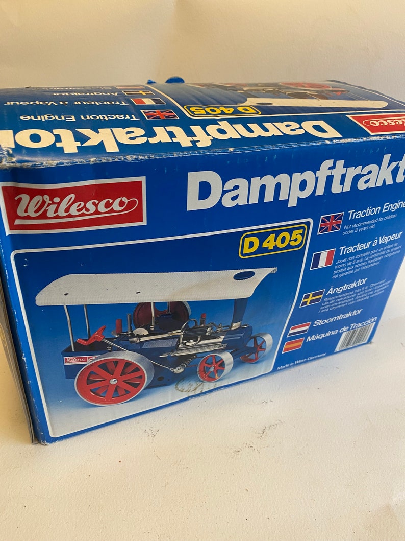 Wilesco Steam Tractor D405 MIB - Etsy