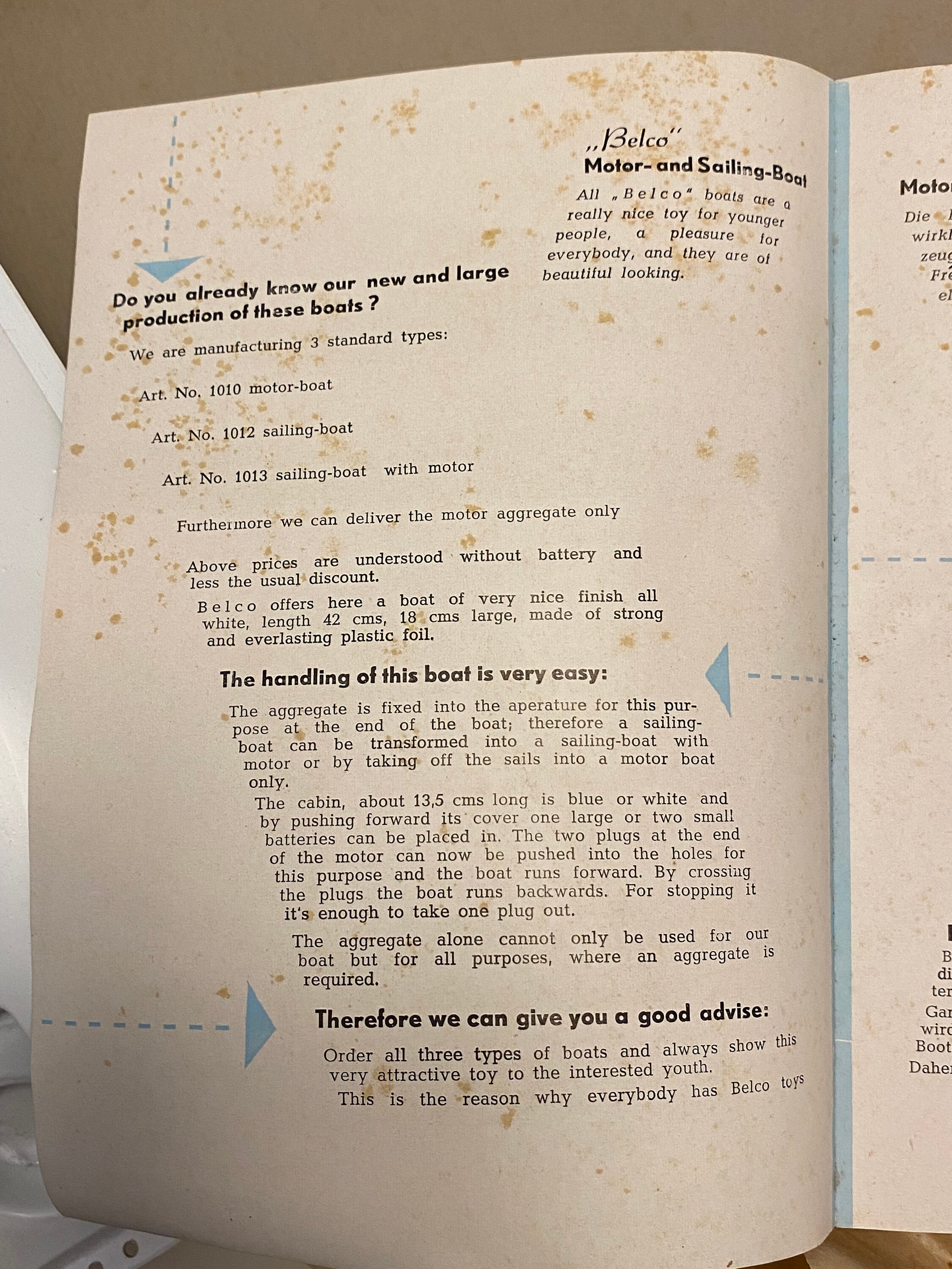 Vintage Meteor Motor Sailboat W Germany Mint in Box - Etsy