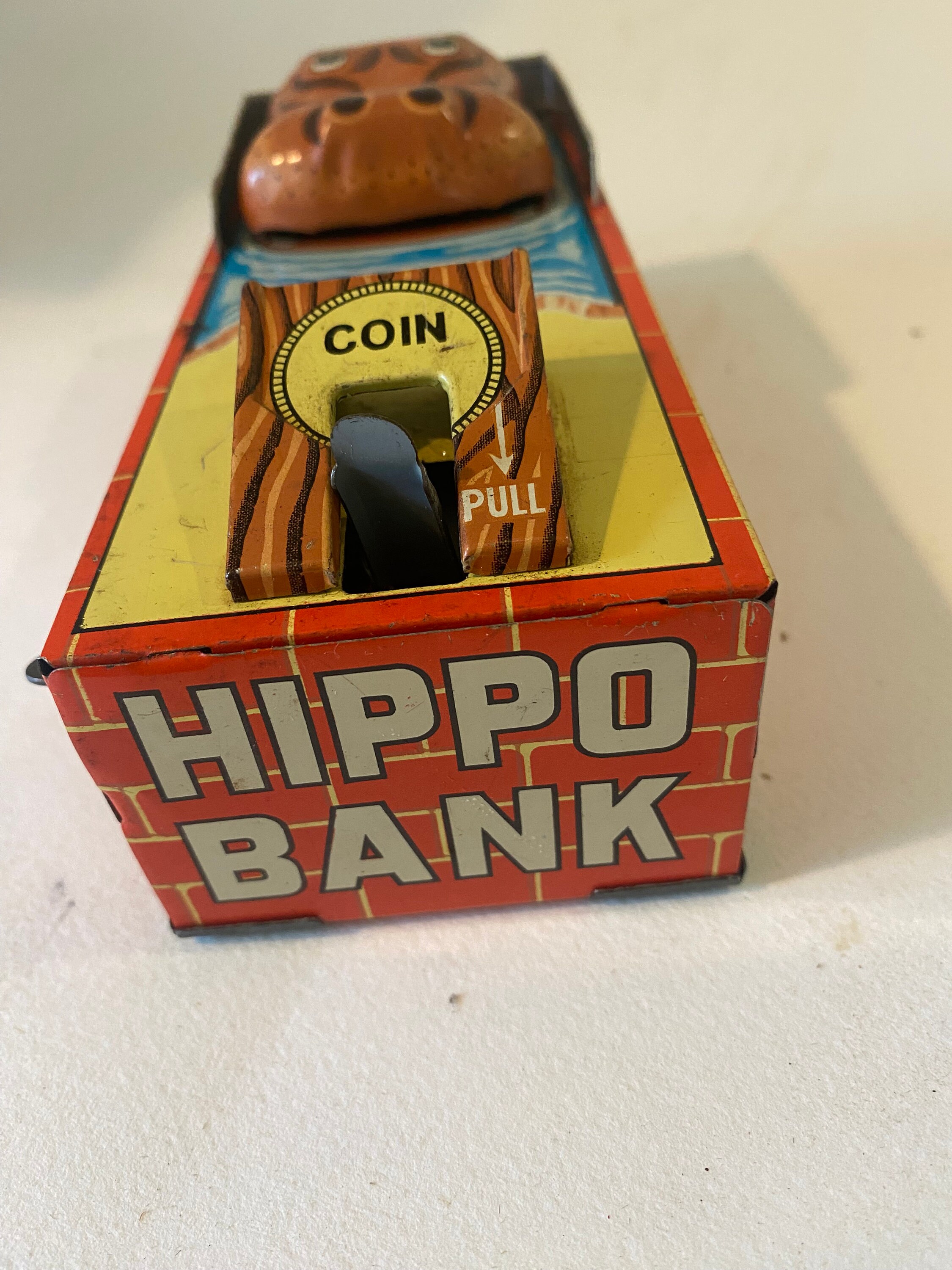 Vintage 1960s Hippo Bank - Etsy