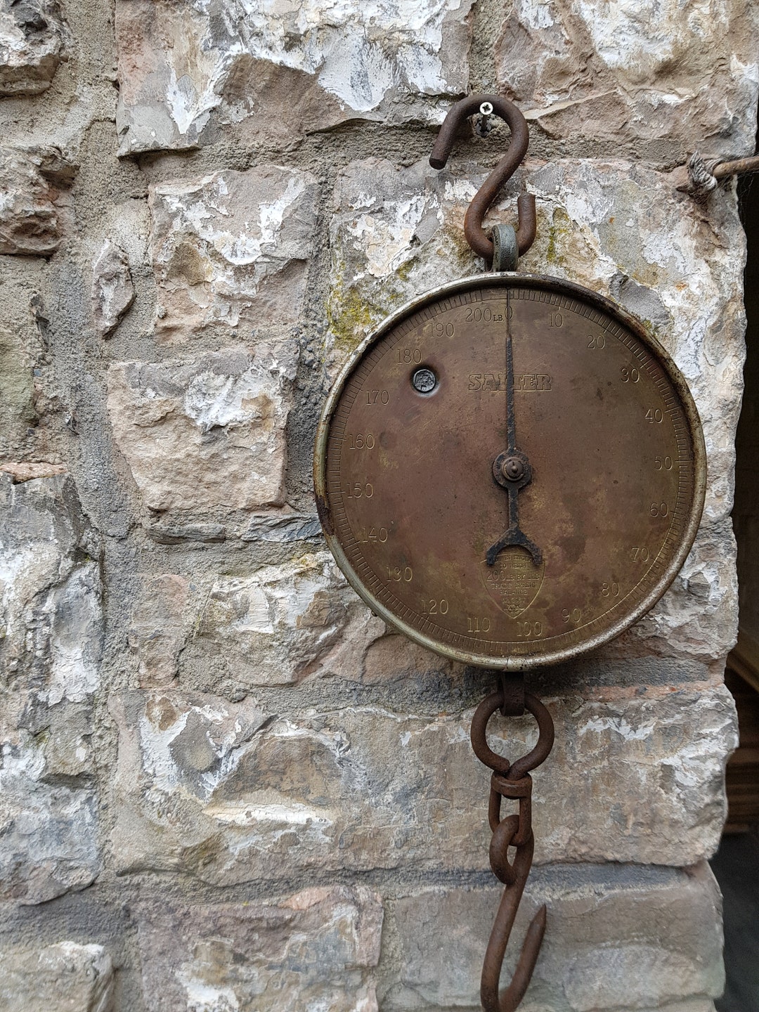 Antique Salter Spring Balance Scale - Etsy