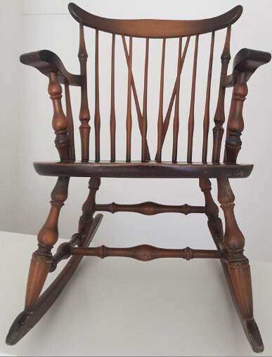 Antique Victorian Windsor Rocking Chair - Etsy UK