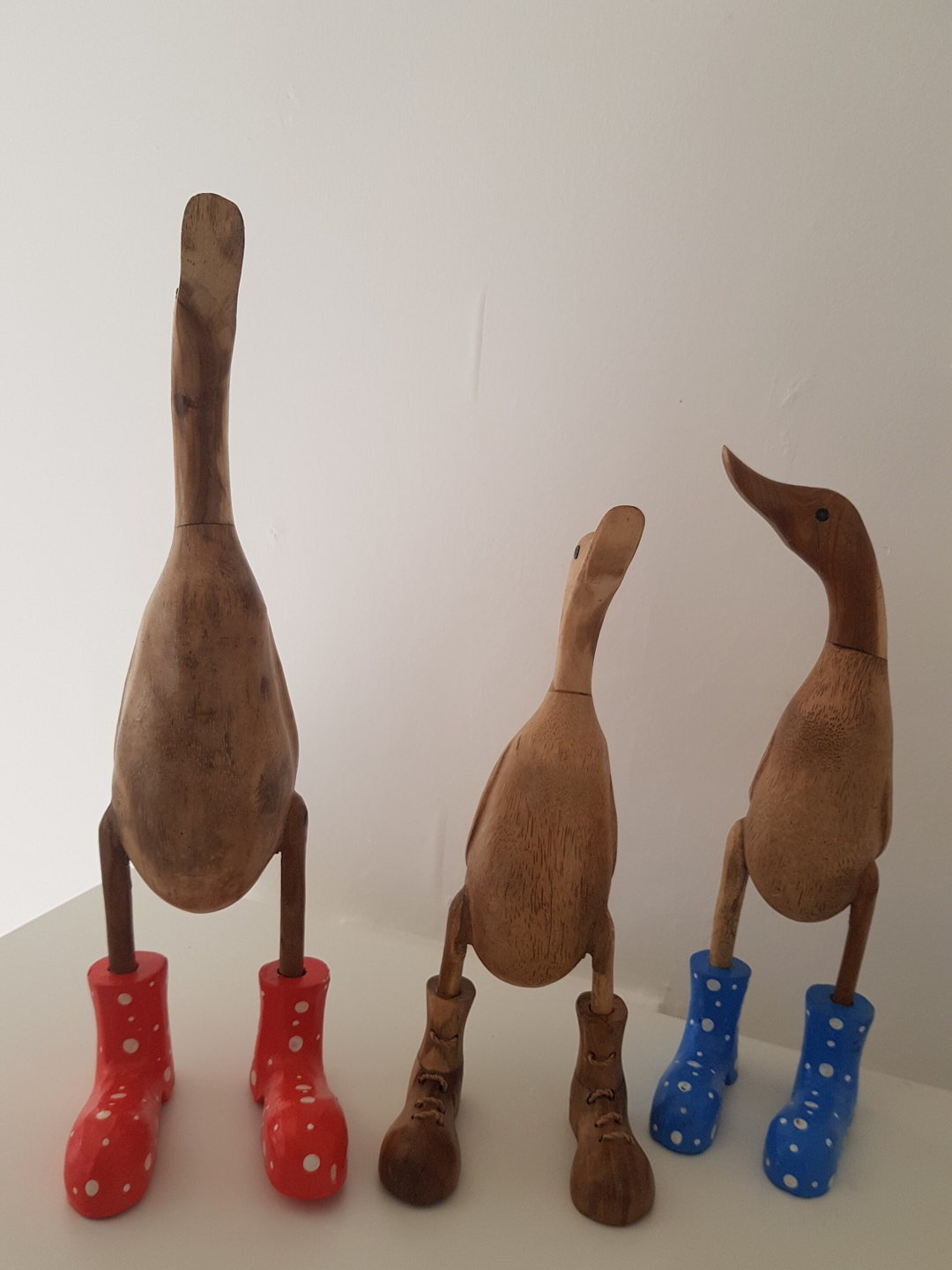 Wooden Duck With Shoes - Etsy
