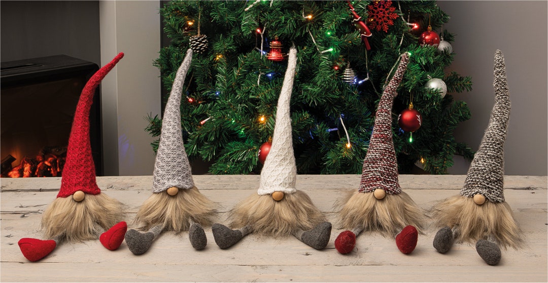 Christmas Sitting Gonk Window Fireplace Bedside Table Ornament ...