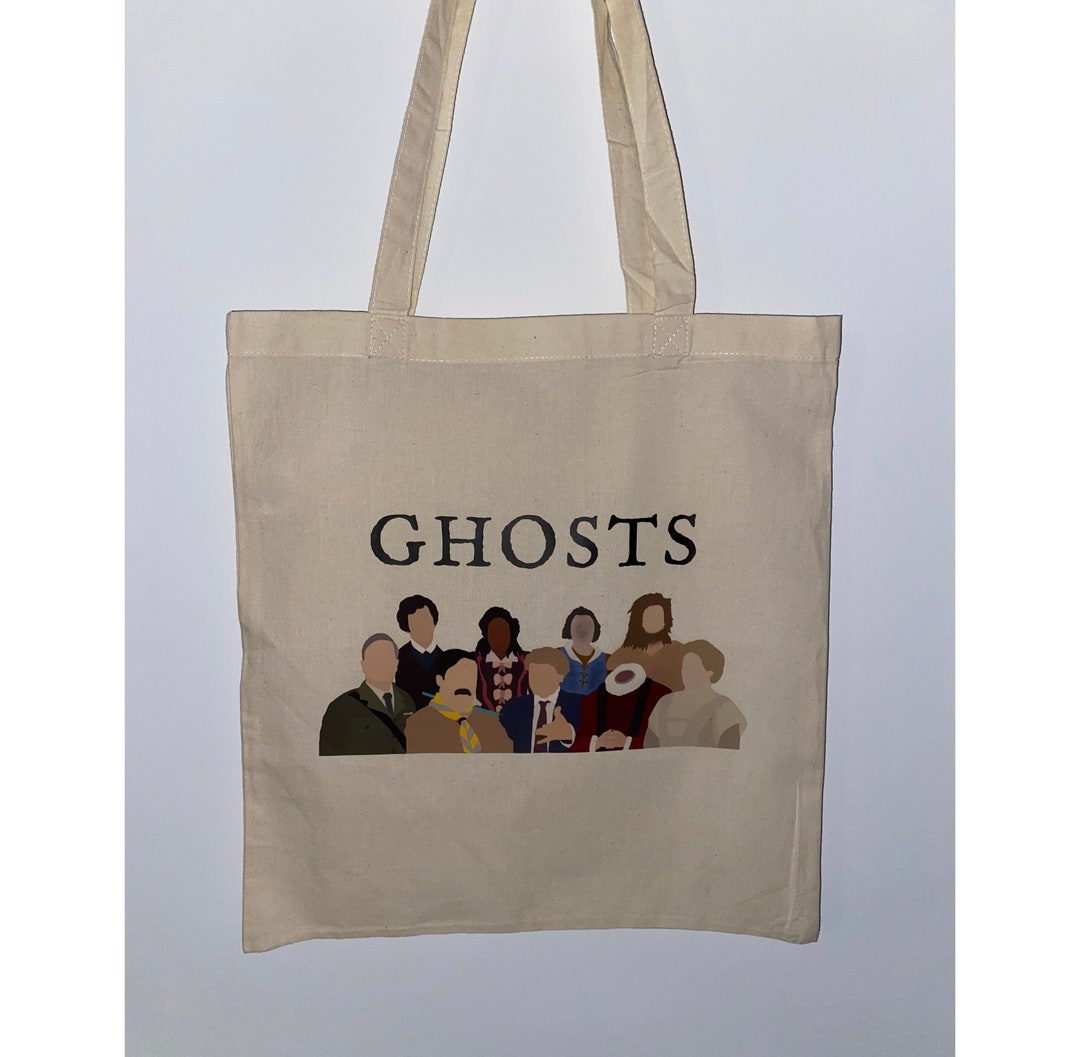 Ghosts Inspired Tote Bag Ghosts Characters Button House Six Idiots ...