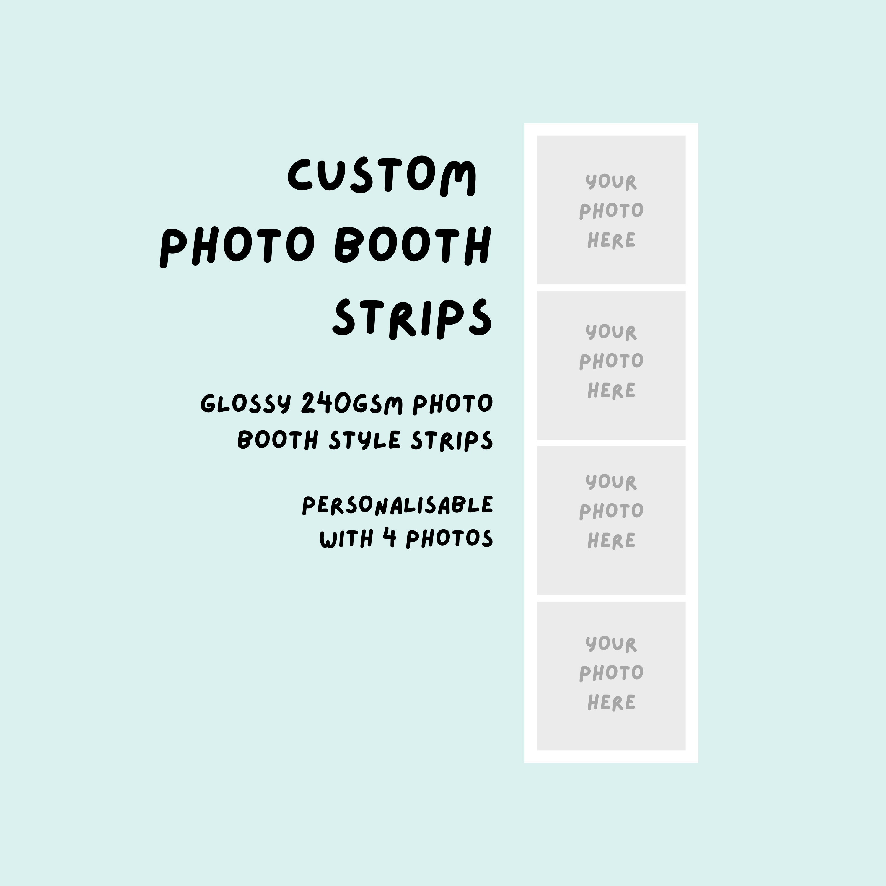 Personalised Photo Booth Strip Custom Photo Strip Polaroid - Etsy UK