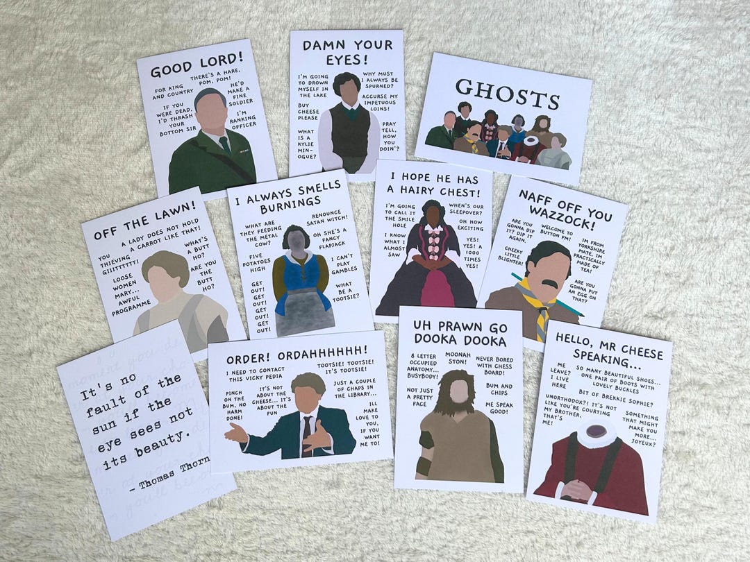 Ghosts Inspired Art Prints | Button House | Ghosts Characters | Six ...