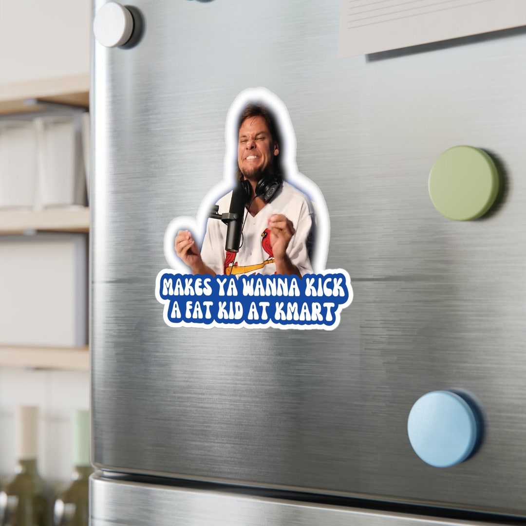 Theo Von Fat Kid at Kmart | Theo Von Sticker - Etsy