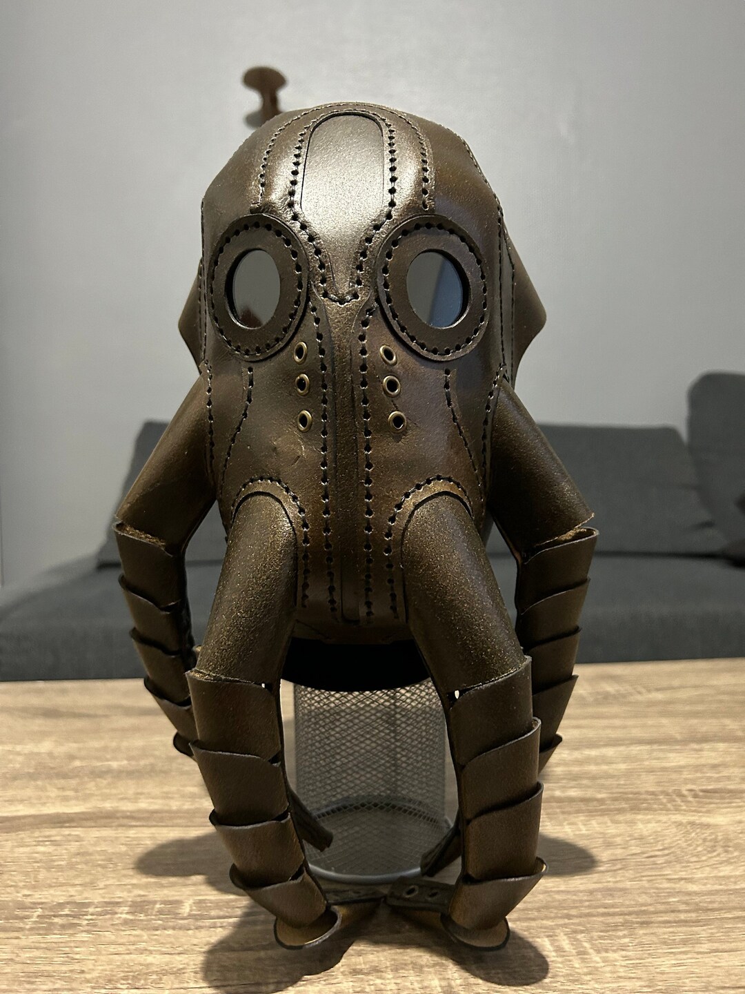 Cthulhu Mask Cthulhu Mask, Handcrafted Octopus in Brown/dark Green ...