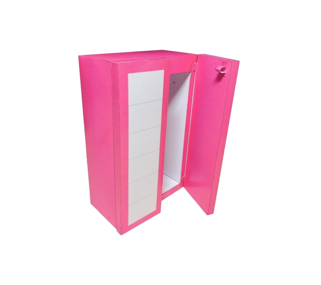 Printable Closet Furniture Paper-cut, Digital PDF Download for Dolls 1/ ...