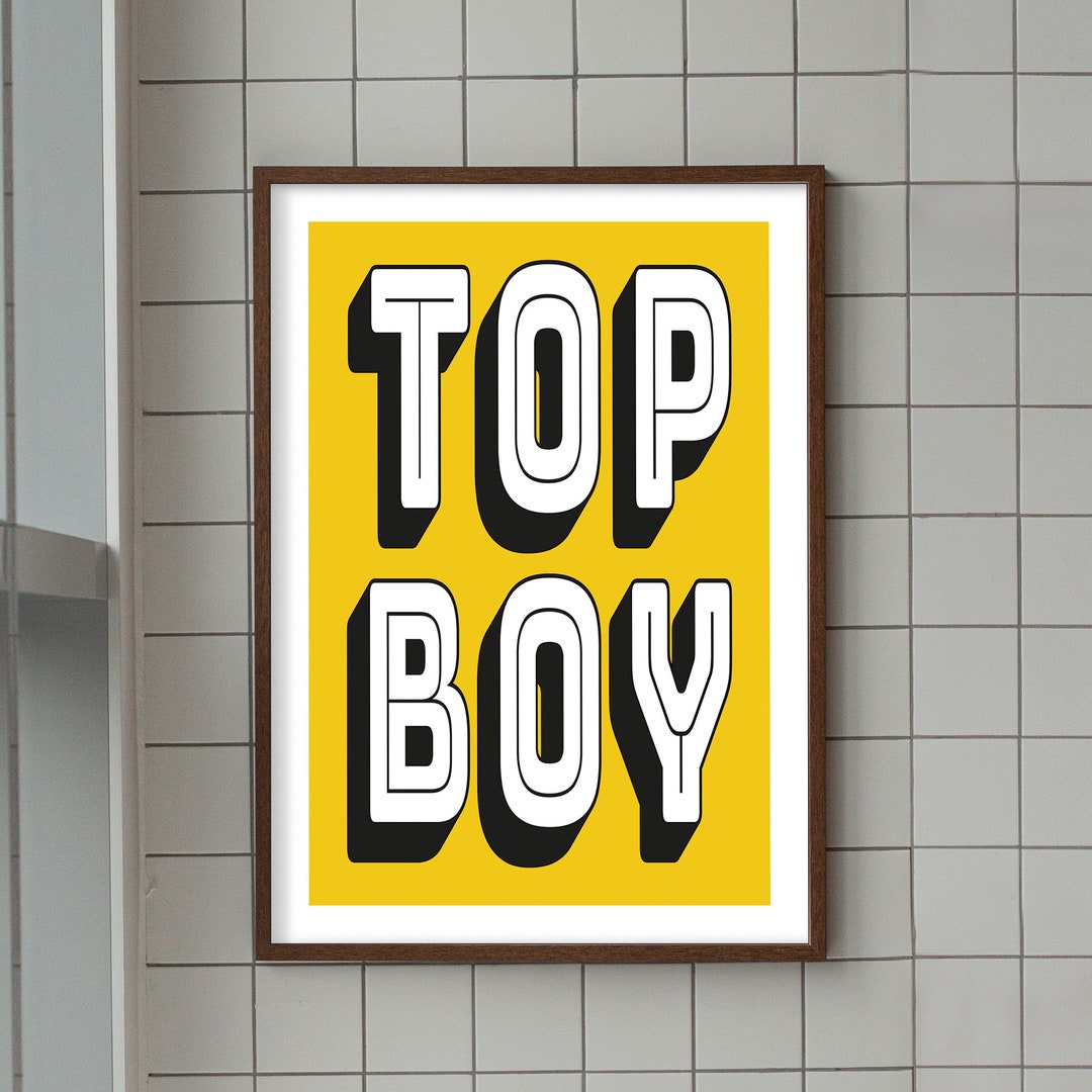 Top Boy, Unframed TV Inspired Print, TV Poster, Cinema, Movie, Wall ...