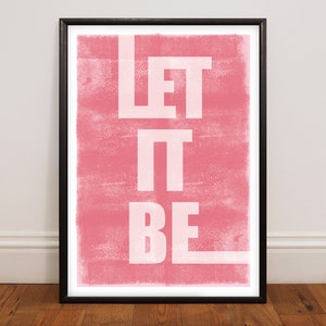 Let It Be - Etsy
