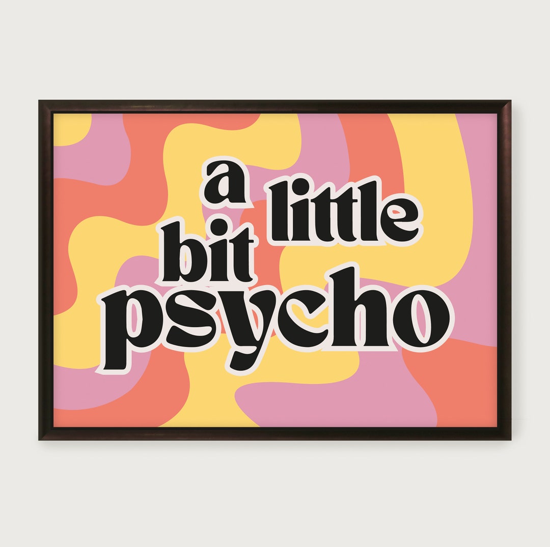 A Little Bit Psycho, Sweet but Psycho, Ava Max, Unframed Music Poster ...