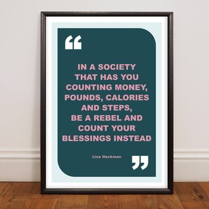 Custom Quote Print, Unframed, Personalised Quote Print, Wall Art, Wall ...