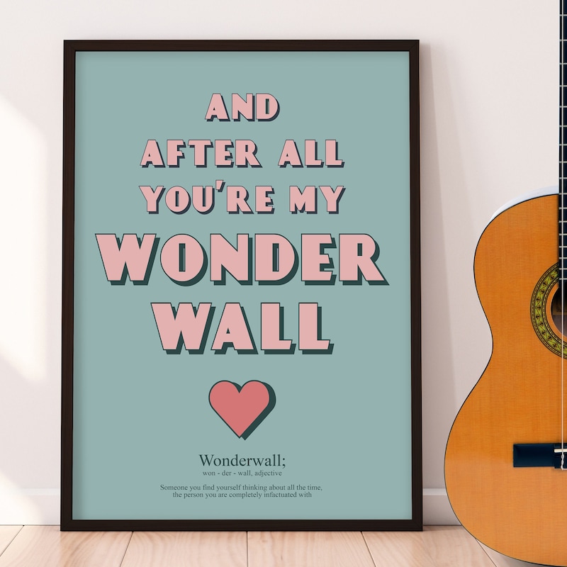 Wonderwall - Etsy