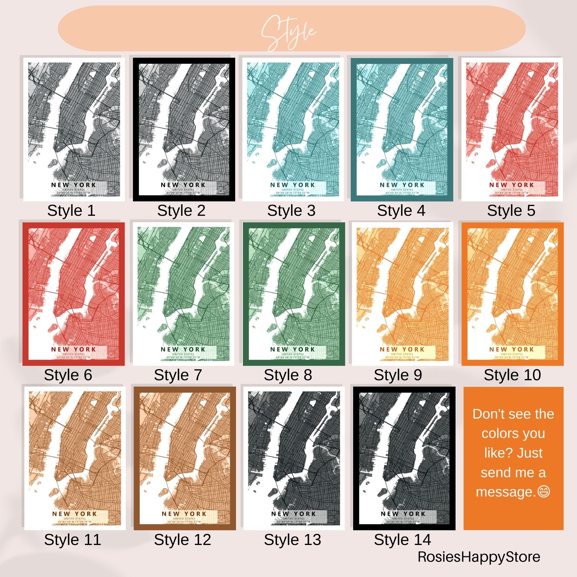 Custom City Map, City Map Poster, Custom Map Prints, Personalized Gift ...