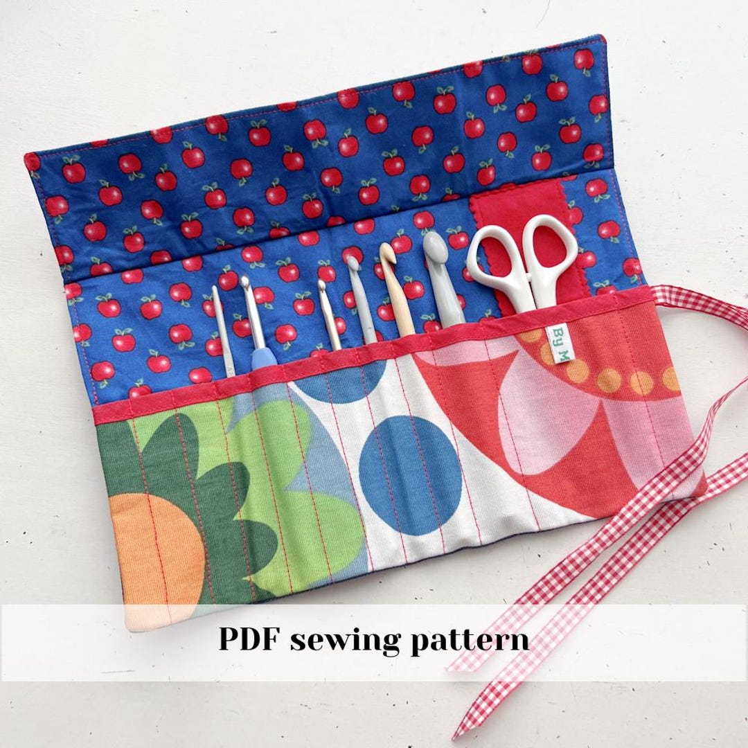 Crochet Hook Roll Case Sewing Pattern PDF | Beginner Friendly Crochet ...