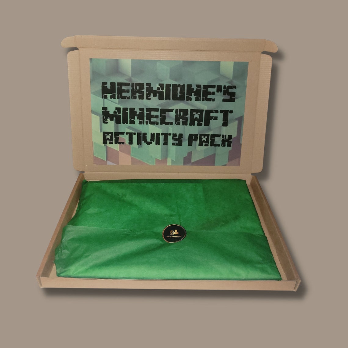 Personalised Minecraft Activity Pack - Etsy